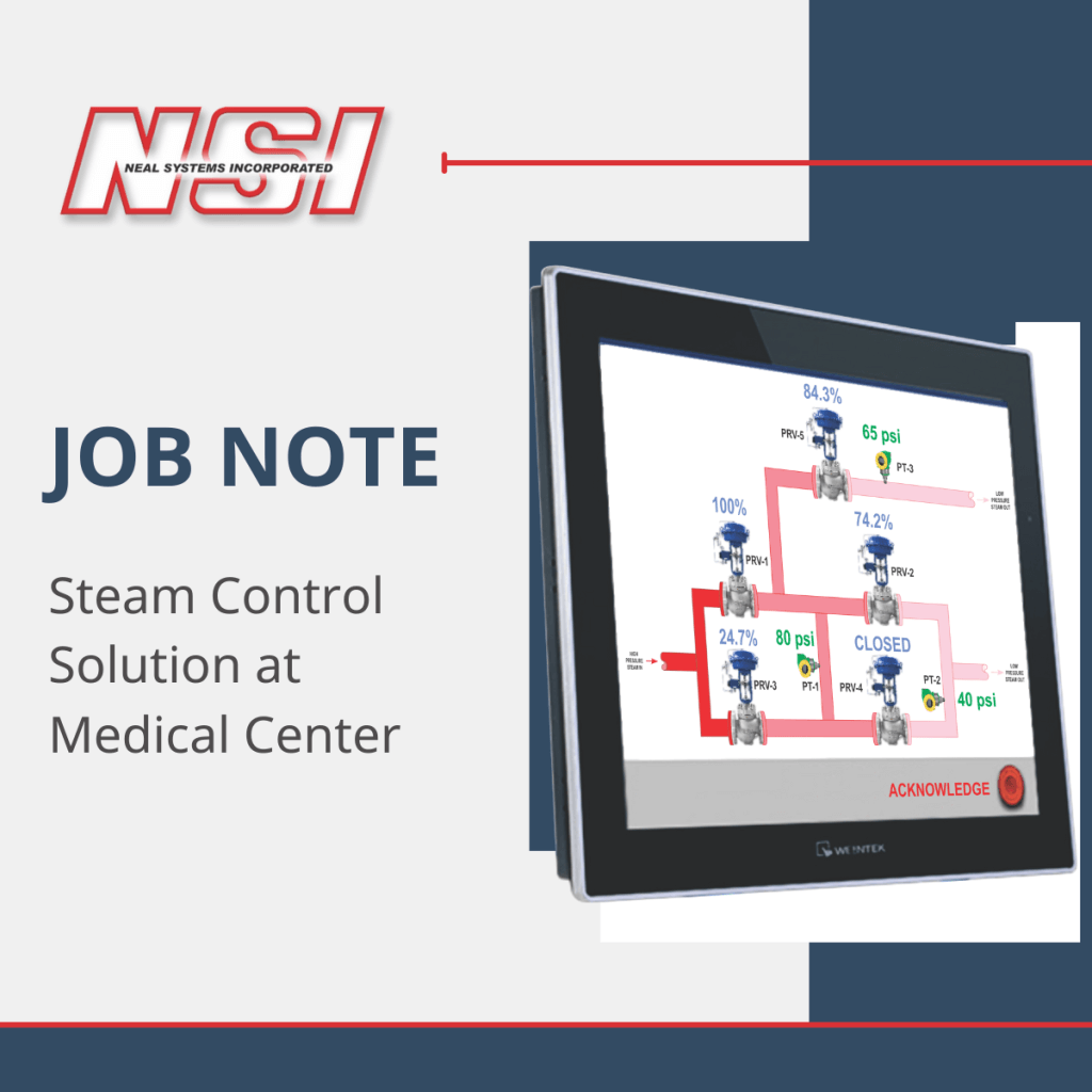 Job Note: Steam Control Solution at Medical Center – Neal Systems ...